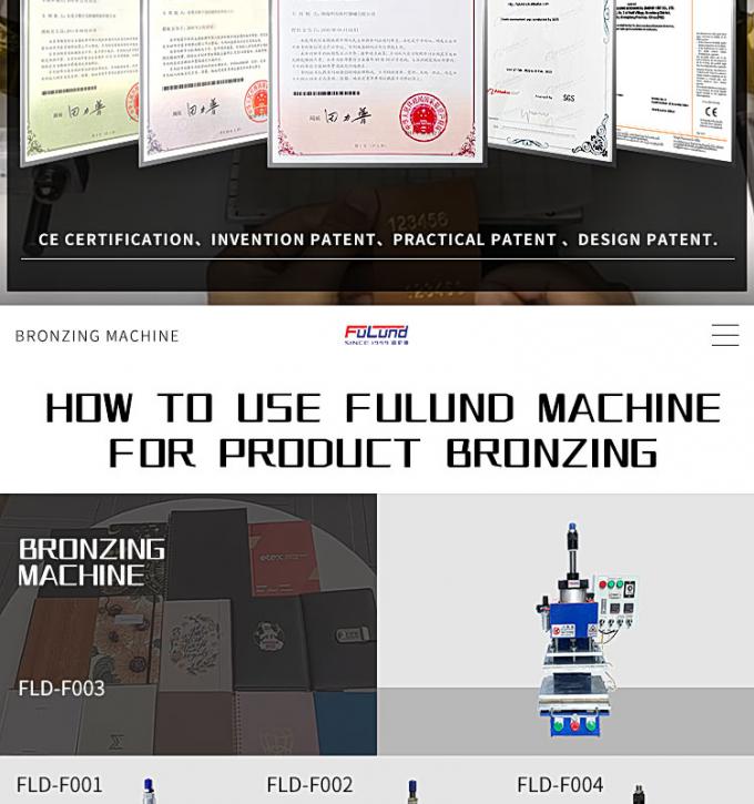 pneumatic digital Hot Gold Foil Stamping Machine For Wedding Invitation ...