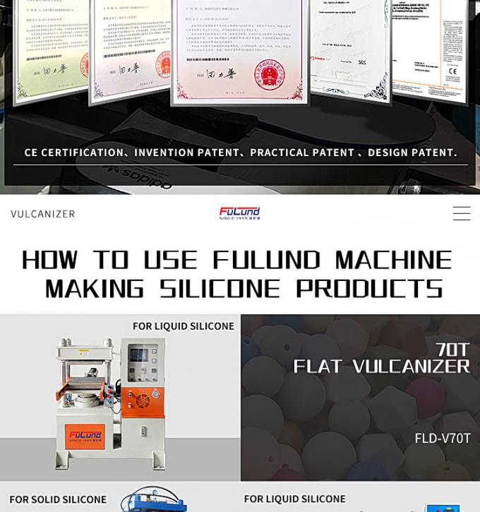 Automatic Rubber Curing Machine , 380V Vulcanization Molding Machine