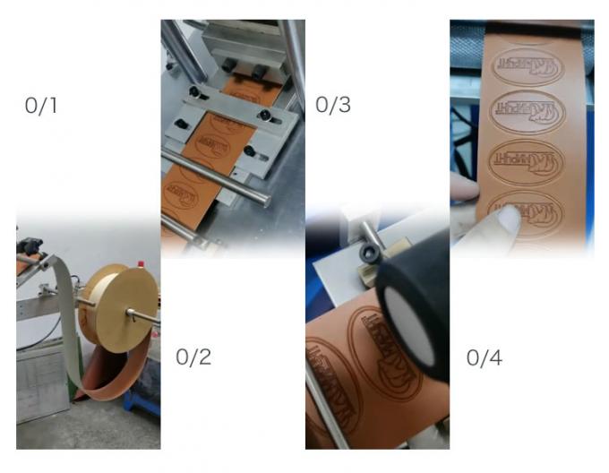 PU Leather Jeans Trademark Machines Label Brand Heat Press Machine